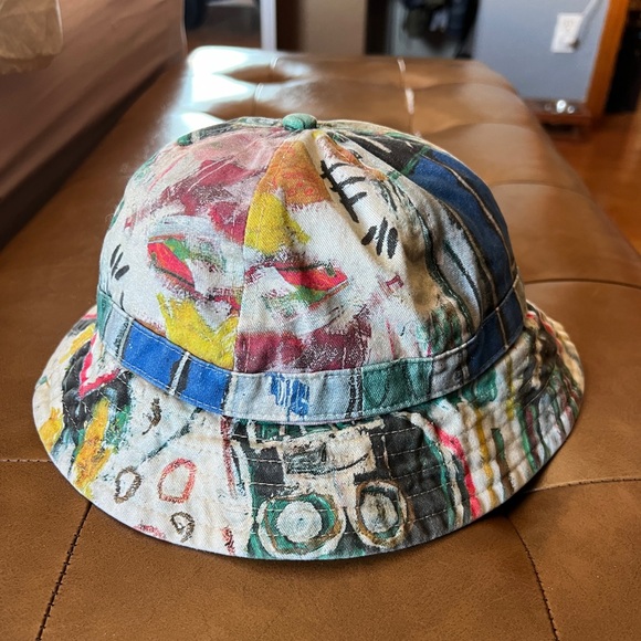 Cotton On | Accessories | Cotton On Jean Michel Basquiat Bucket Hat ...